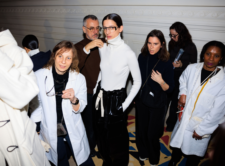 What's happening behind the curtain? Take a peek backstage at Paris ...